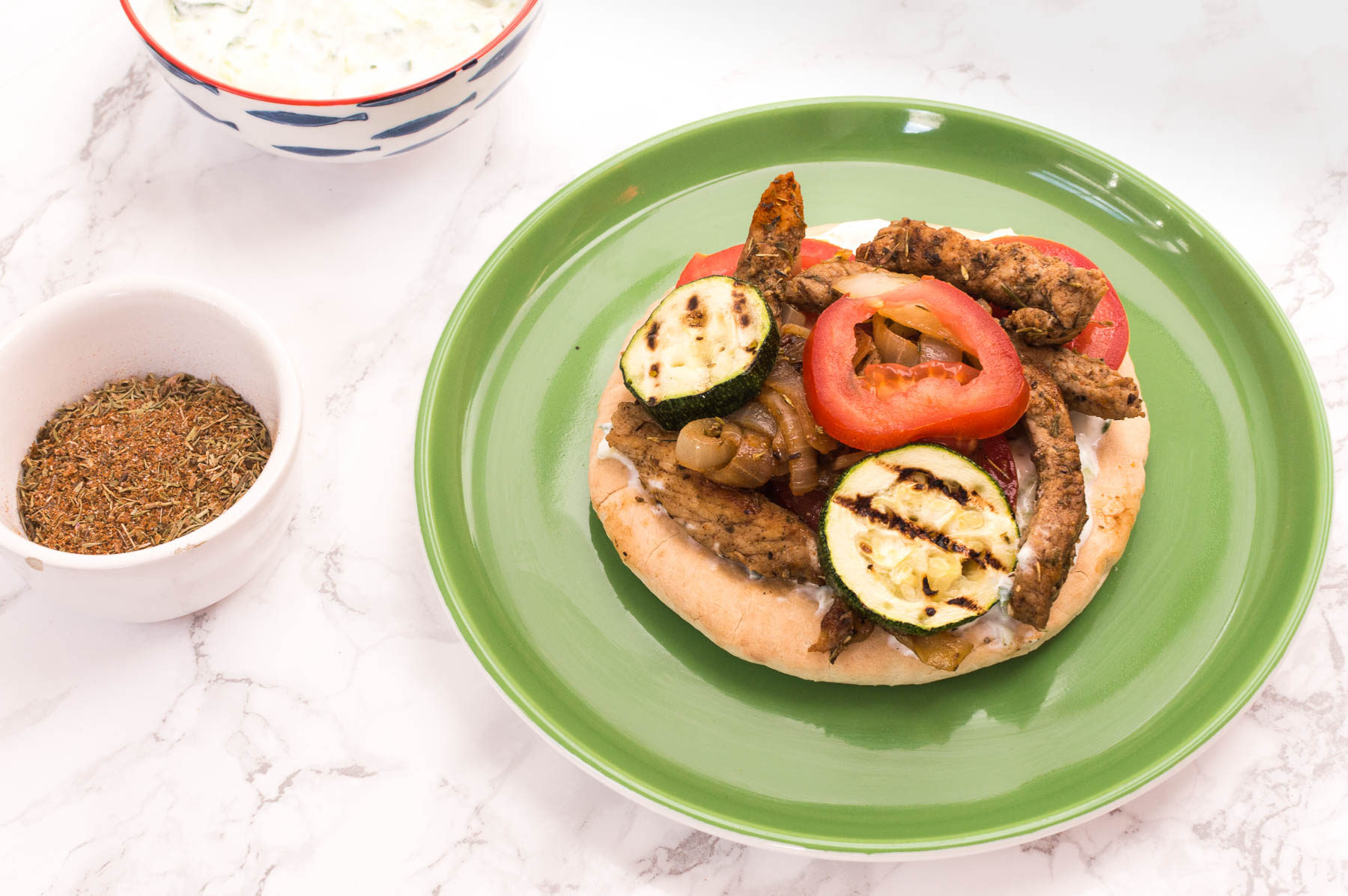 Griekse gyros - De Wereld op je Bord