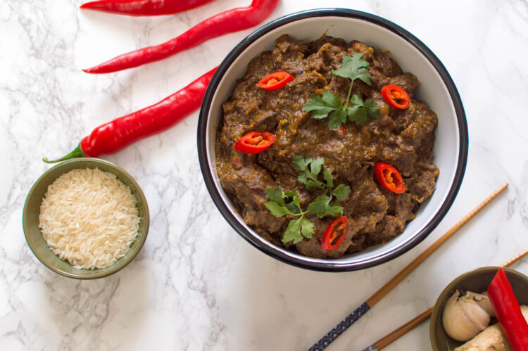 Indonesische Rendang Daging - De Wereld op je Bord