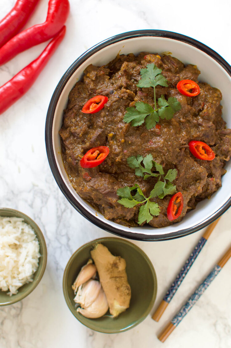 Indonesische Rendang Daging - De Wereld op je Bord
